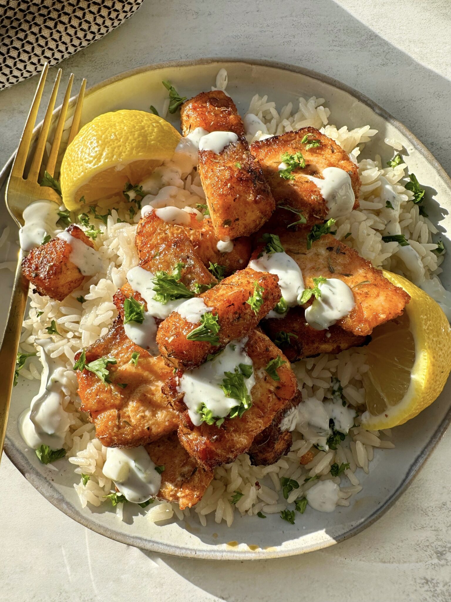 Blackened Salmon Bites - Sammi Brondo