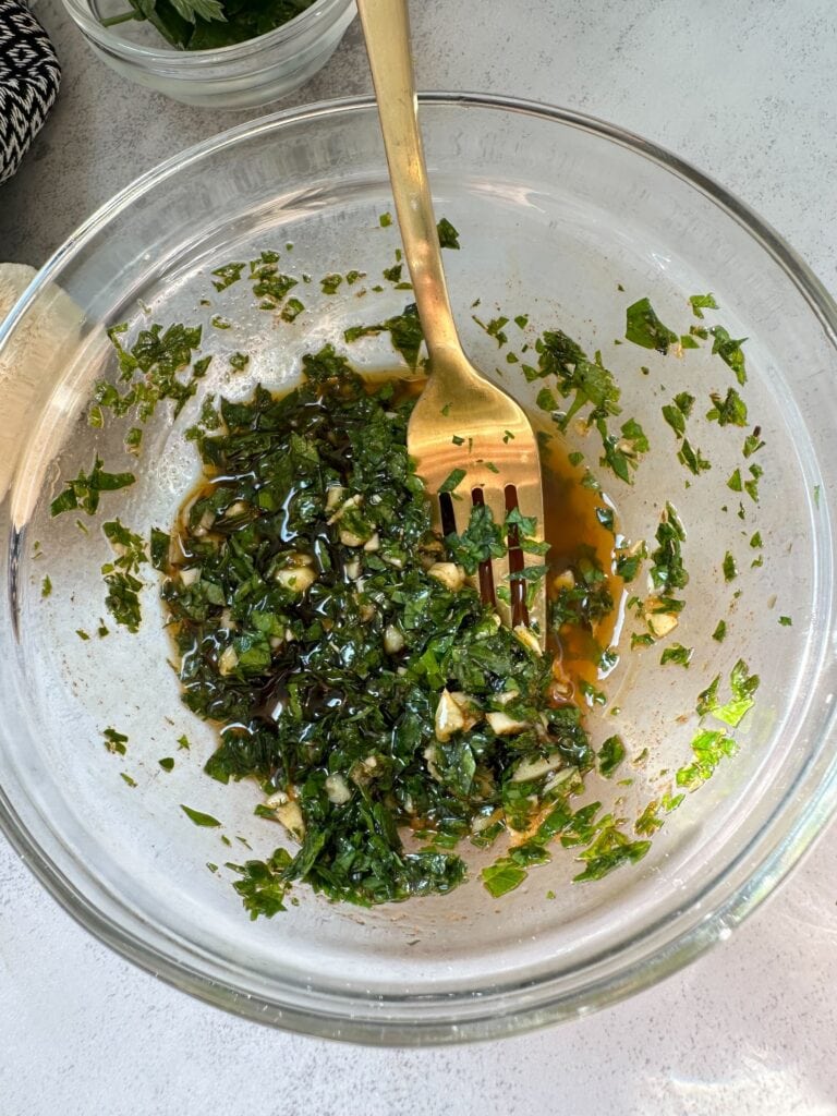 Crispy Lion’s Mane Mushrooms with Chimichurri Sauce - Sammi Brondo