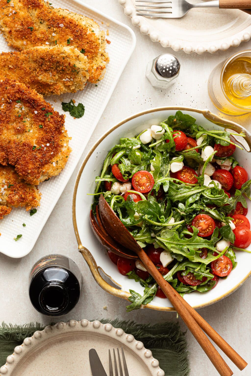 Caprese Chicken Cutlets - Sammi Brondo