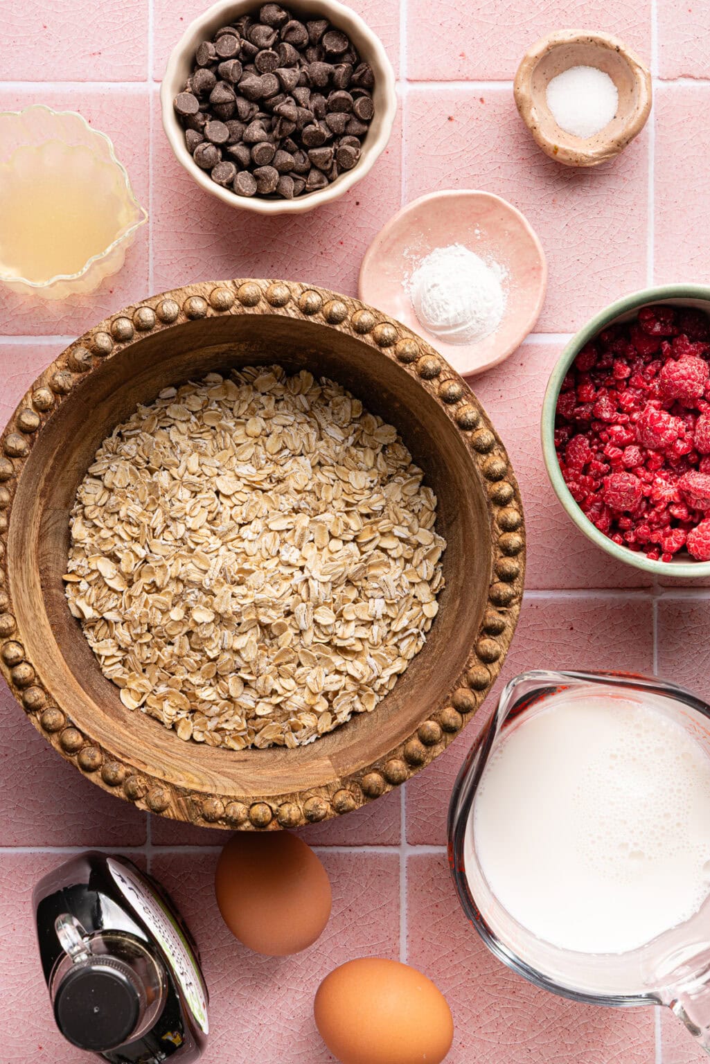 Raspberry Chocolate Chip Baked Oatmeal - Sammi Brondo